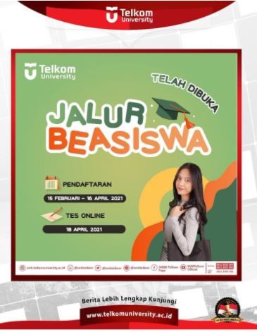 Kuliah S1 di Telkom University Pakai Beasiswa, Gratis Biaya Kuliah Sampai Lulus!